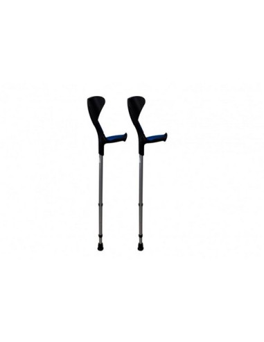 Bastón inglés - Muleta de aluminio Advance azul regulable en altura con ...